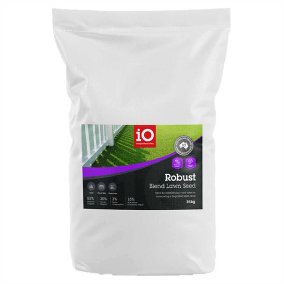 iO Robust Blend Lawn Seed | Raymonds Warehouse