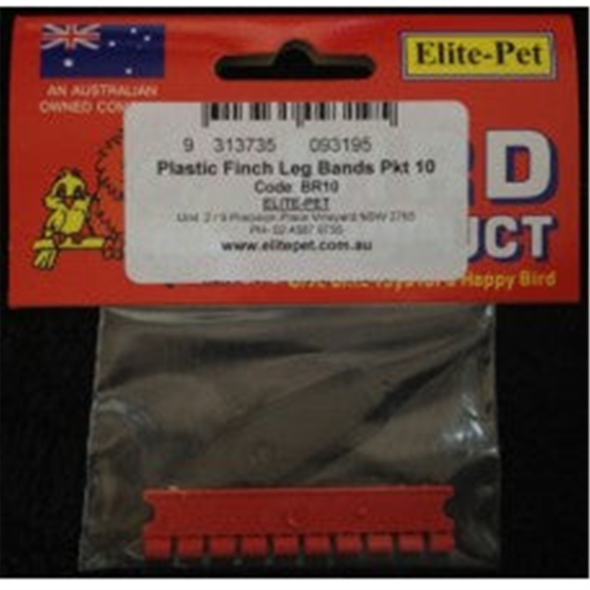 Elite Plastic Finch Leg Rings | Raymonds Warehouse