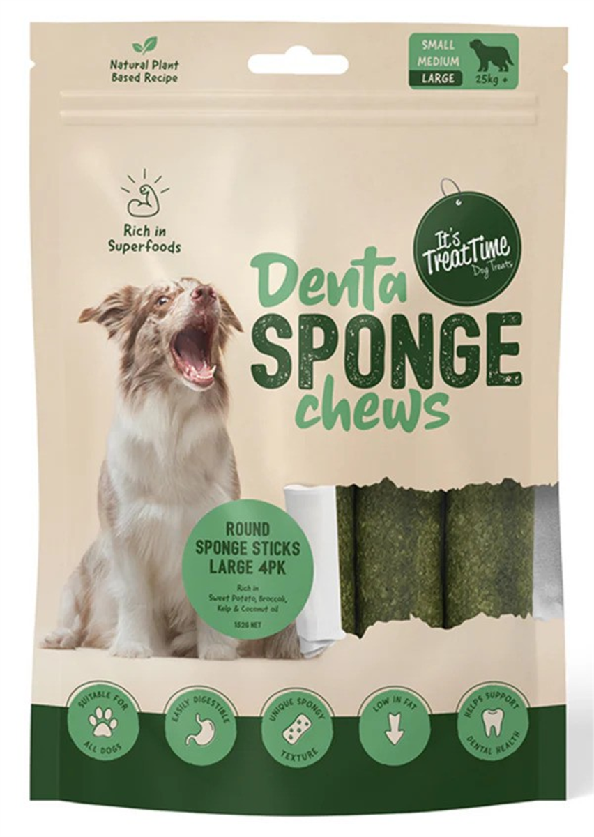 It's Treat Time Dog Denta Sponge Chews– Raymonds Warehouse