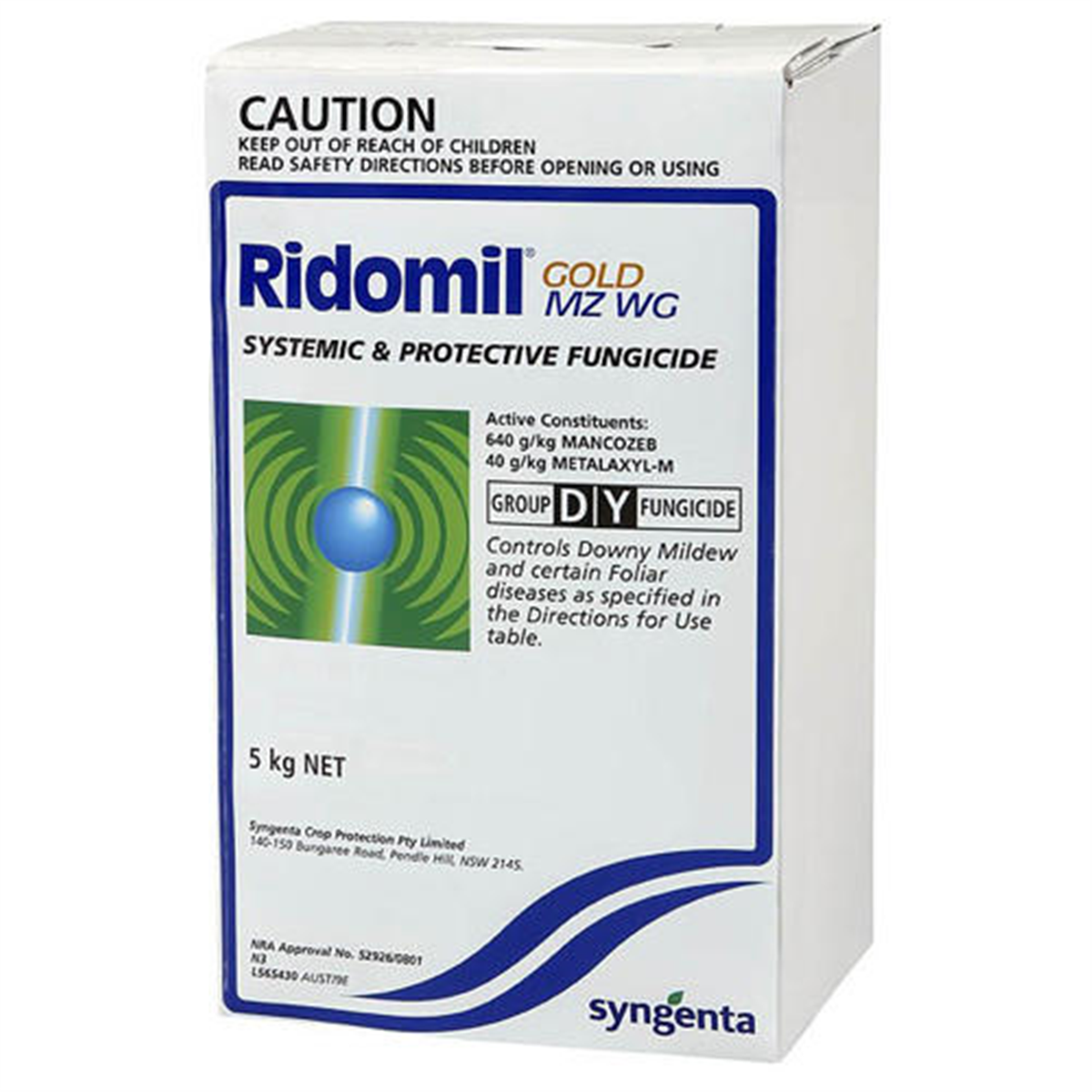 Syngenta Ridomil Gold MZ GW Systemic and Protective Fungicide ...