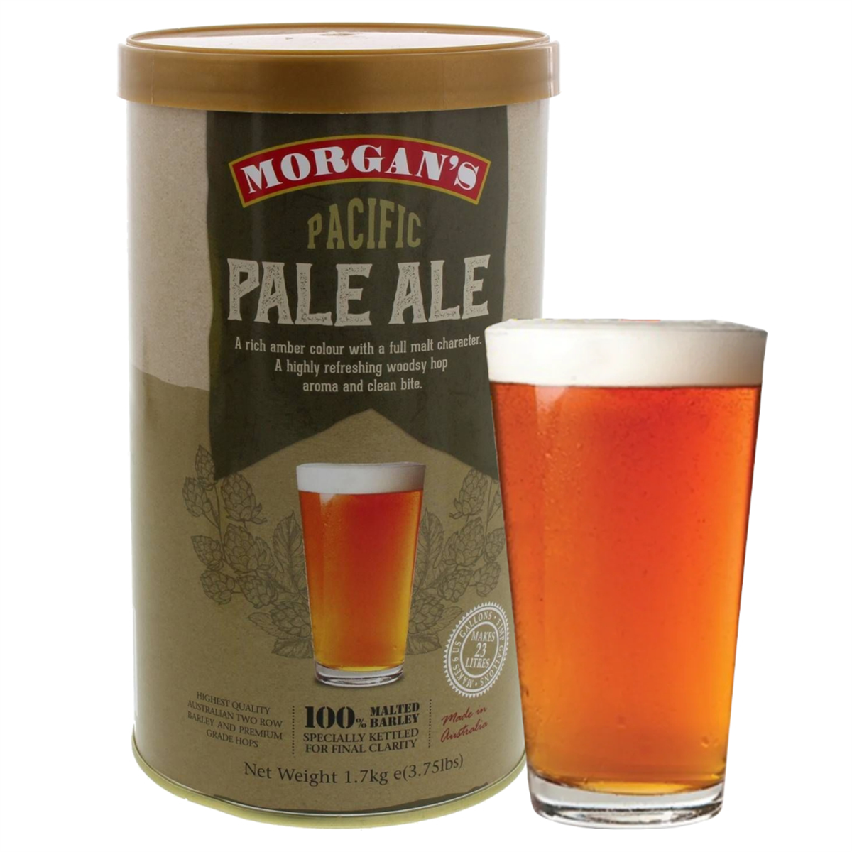 Morgan's Ultra Premium Pacific Pale Ale Beer Kit 1.7kg | Raymonds Warehouse