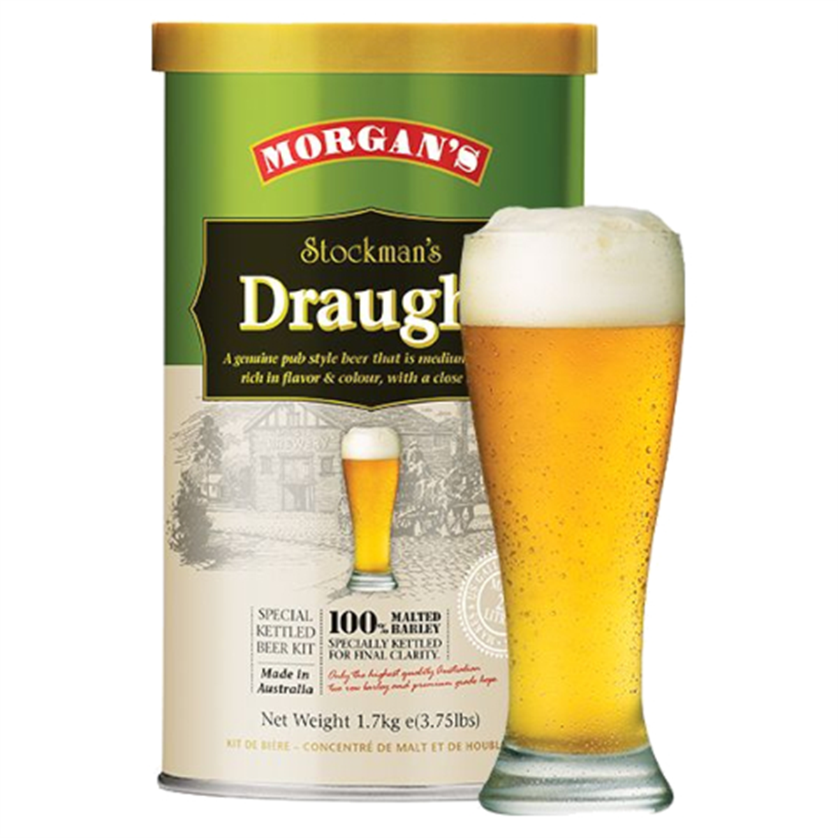 Morgan's Stockman's Draught Beer Kit 1.7kg– Raymonds Warehouse