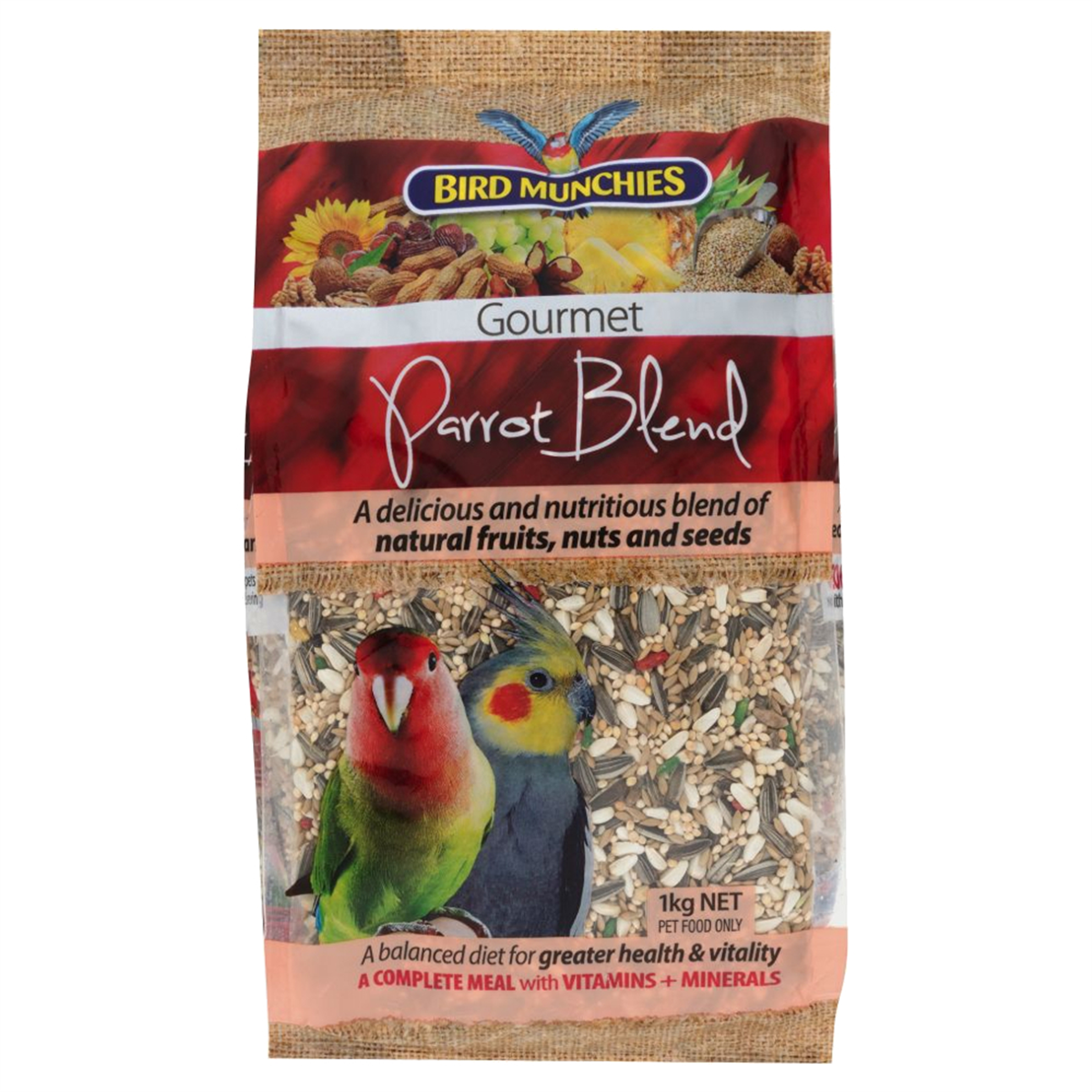 Bird Munchies Gourmet Parrot Blend 1kg | Raymonds Warehouse