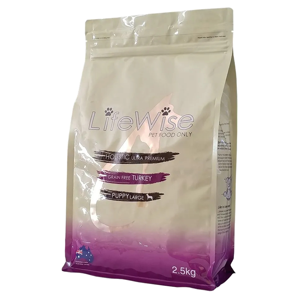 Lifewise Turkey Stage 3 Puppy Food Purple | Raymonds Warehouse