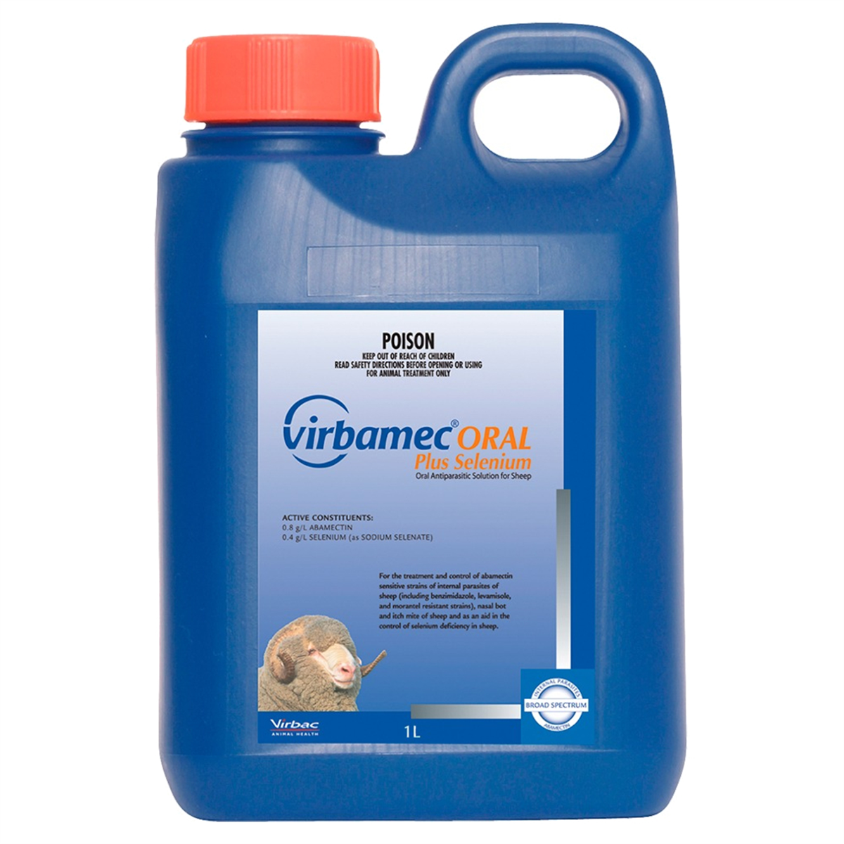 Virbac Virbamec Oral + Selenium 1L | Raymonds Warehouse