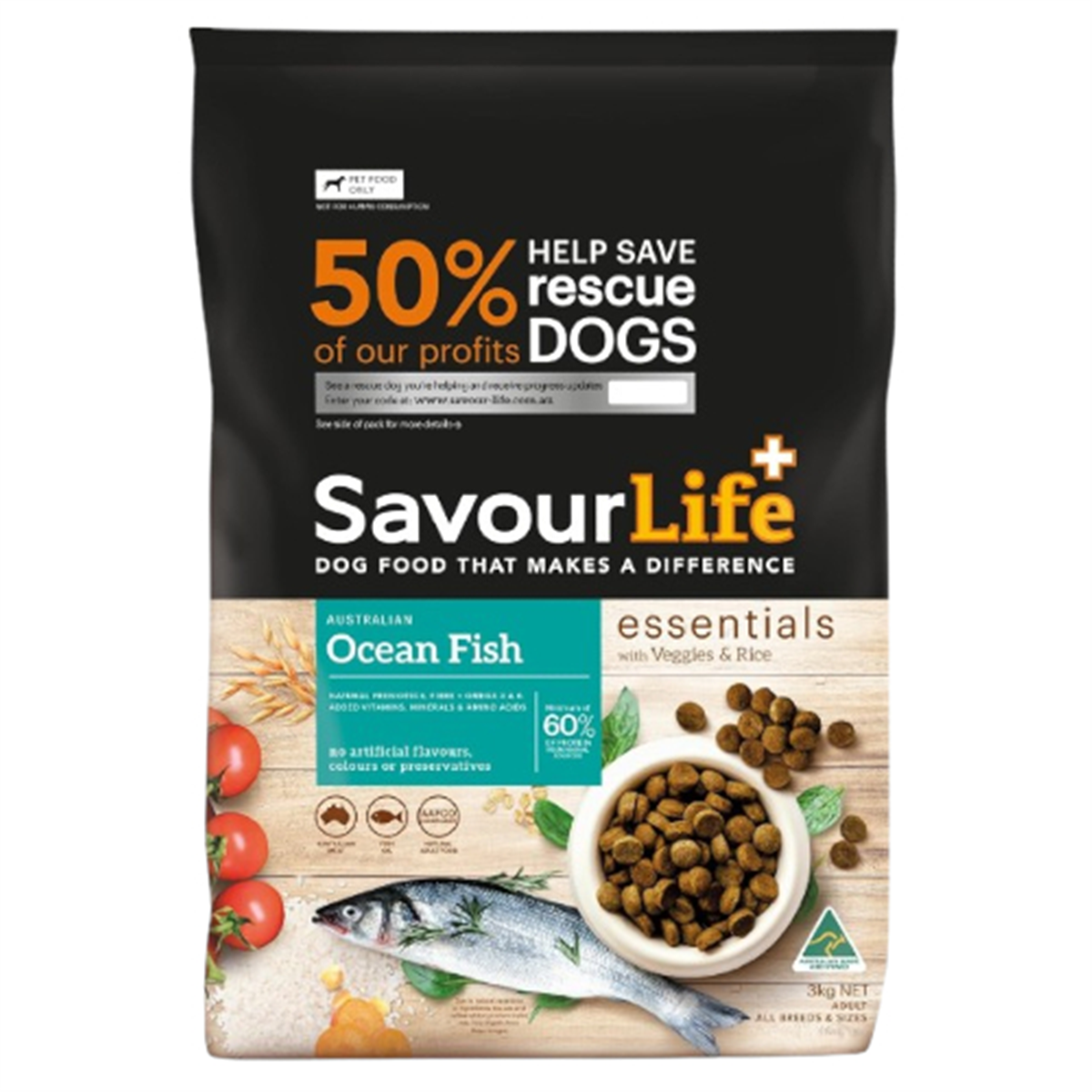 SavourLife Essentials Ocean Fish Dog Food | Raymonds Warehouse