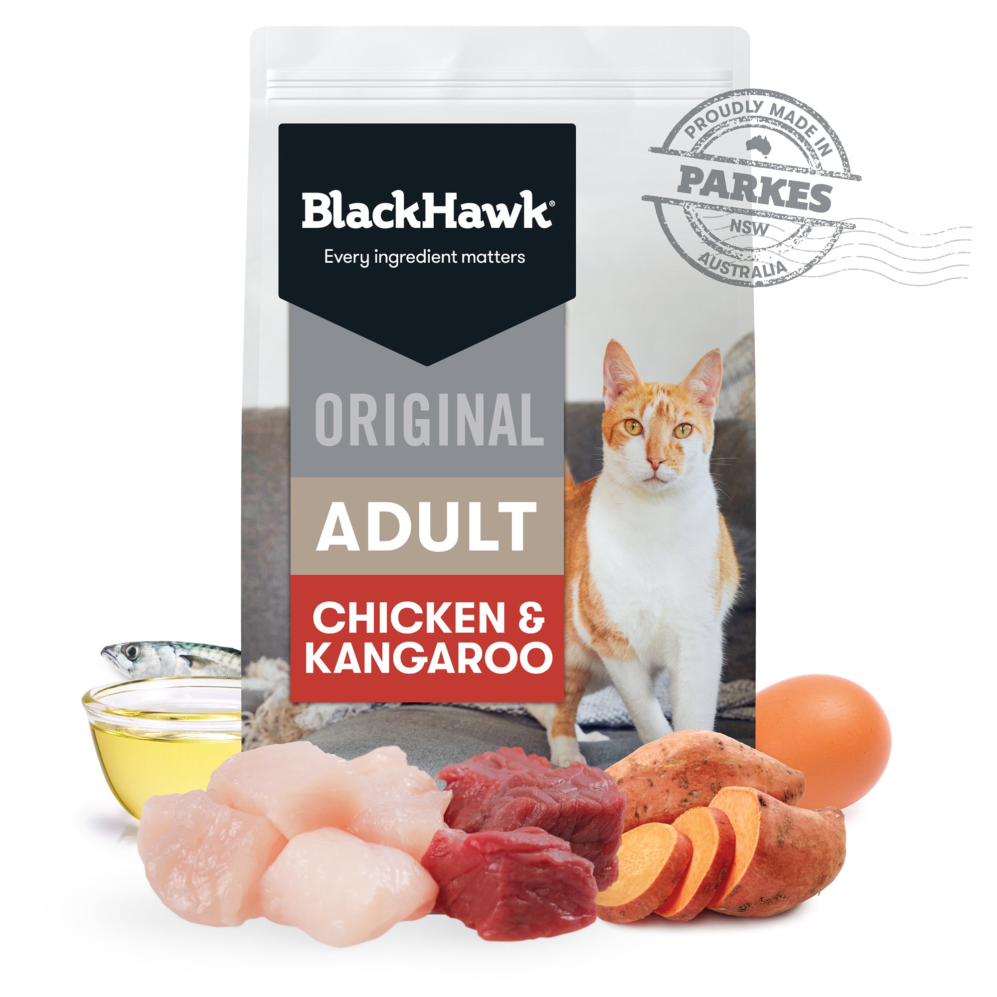 Black Hawk Chicken & Kangaroo Cat Food | Raymonds Warehouse