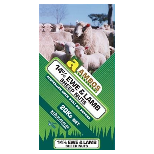 Ambos Ewe & Lamb Sheep Nuts 20kg | Raymonds Warehouse
