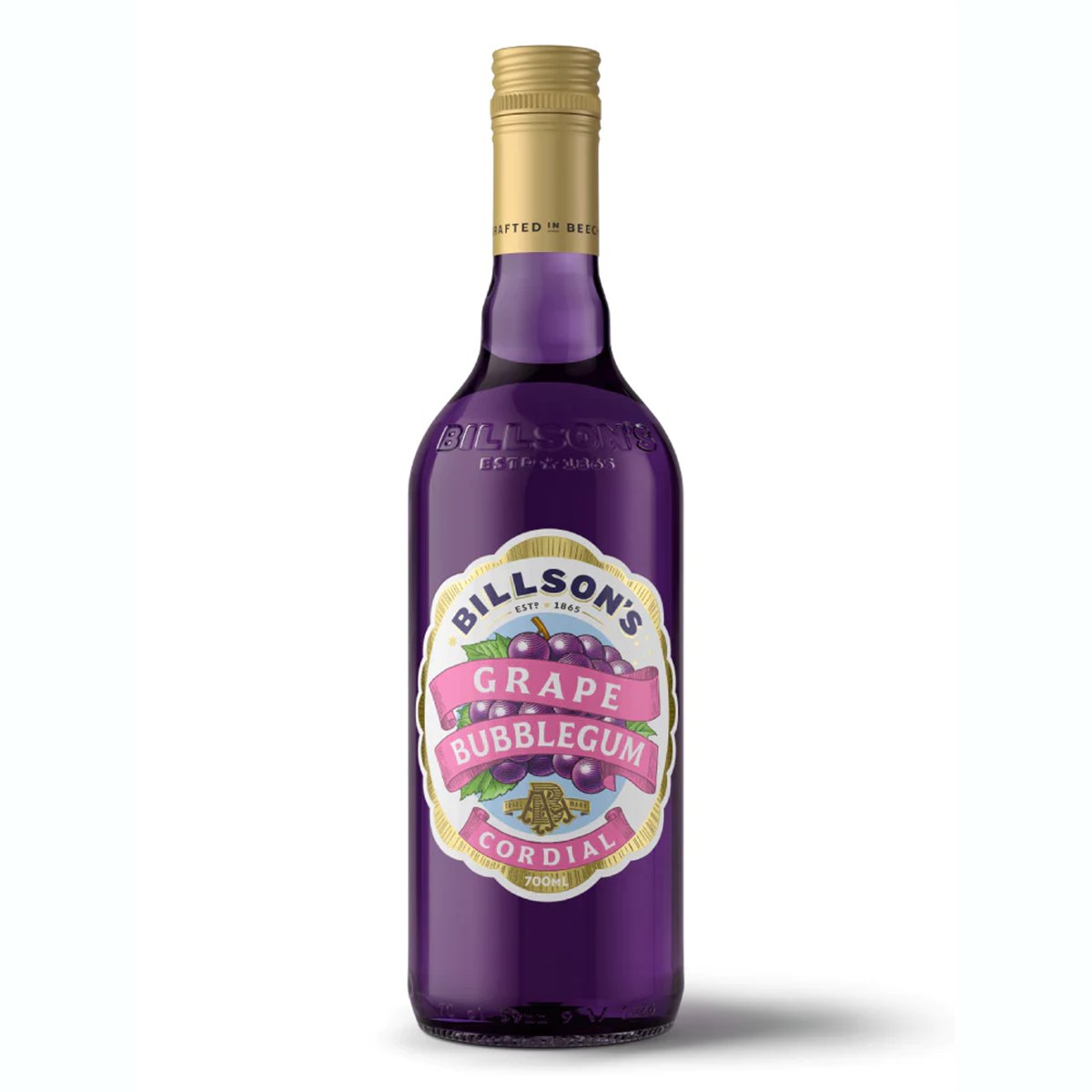 Billson's Grape Bubblegum Cordial 700ml | Raymonds Warehouse