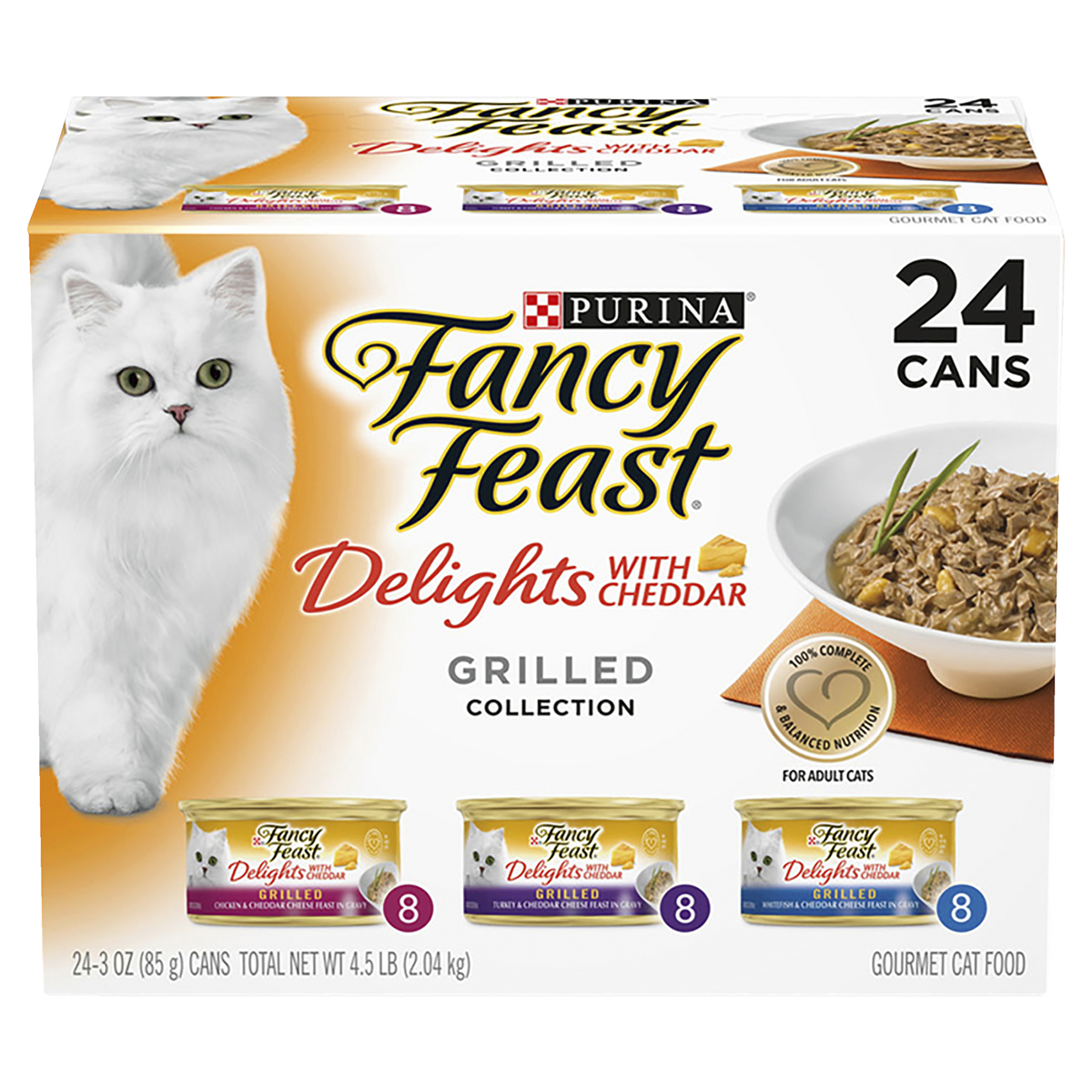 Fancy Feast Cheddar Delights Grilled Cat Food 85g | Raymonds Warehouse
