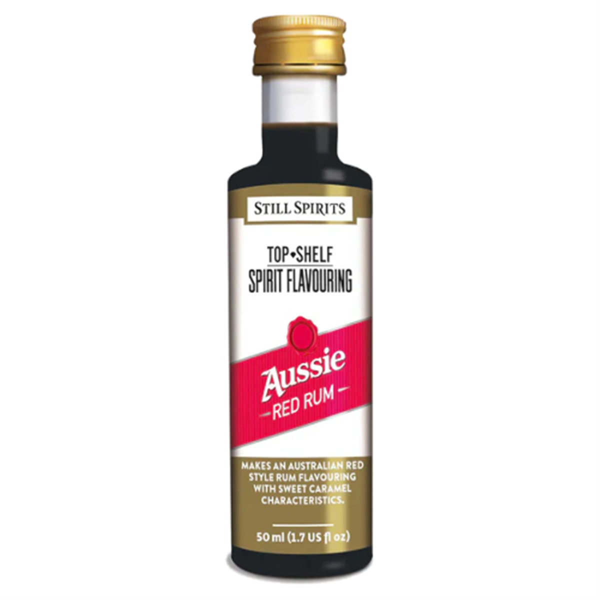 Still Spirits Top Shelf Aussie Red Rum Spirit Flavouring 50ml ...