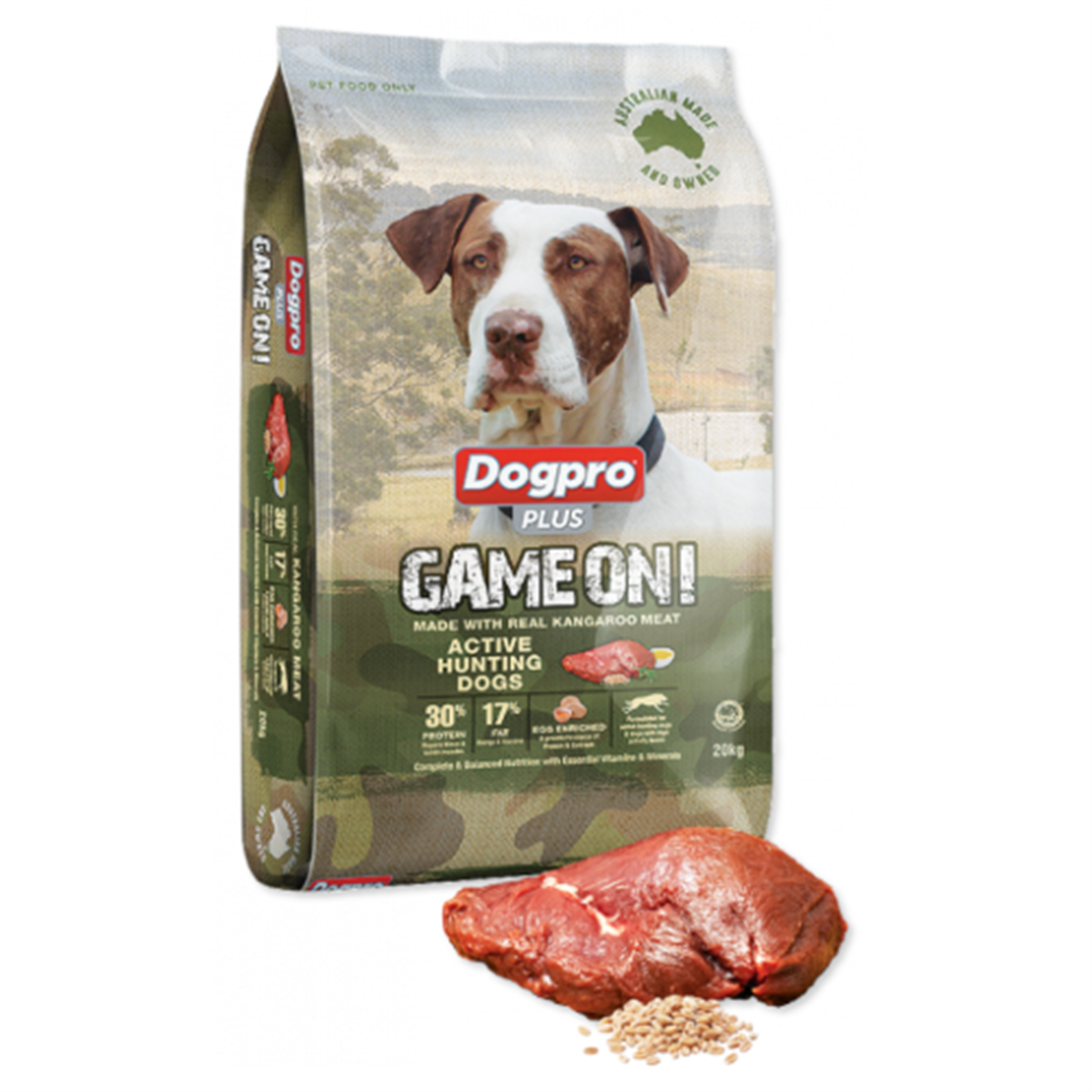 Dogpro Plus Game On Active Hunting Dog Food 20kg | Raymonds Warehouse