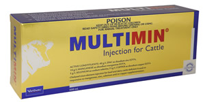 Virbac Multimin Injection For Cattle 200ml | Raymonds Warehouse